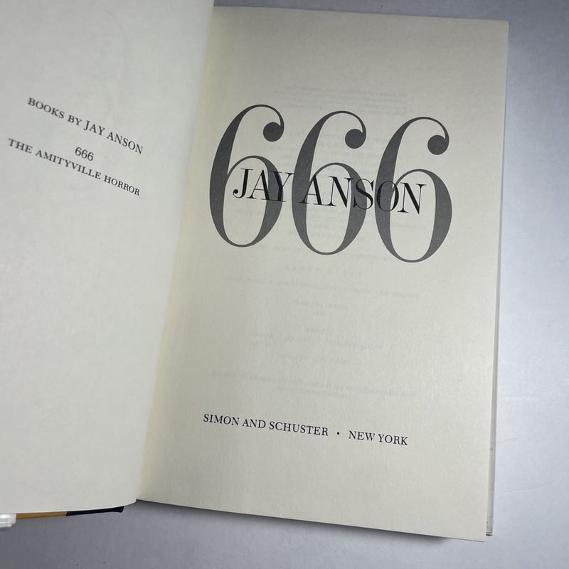 666 by Jay Anson, Hardcover | Pangobooks