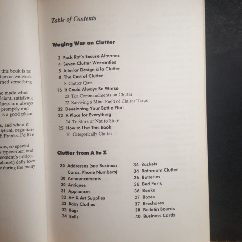 How to Conquer Clutter by Stephanie Culp