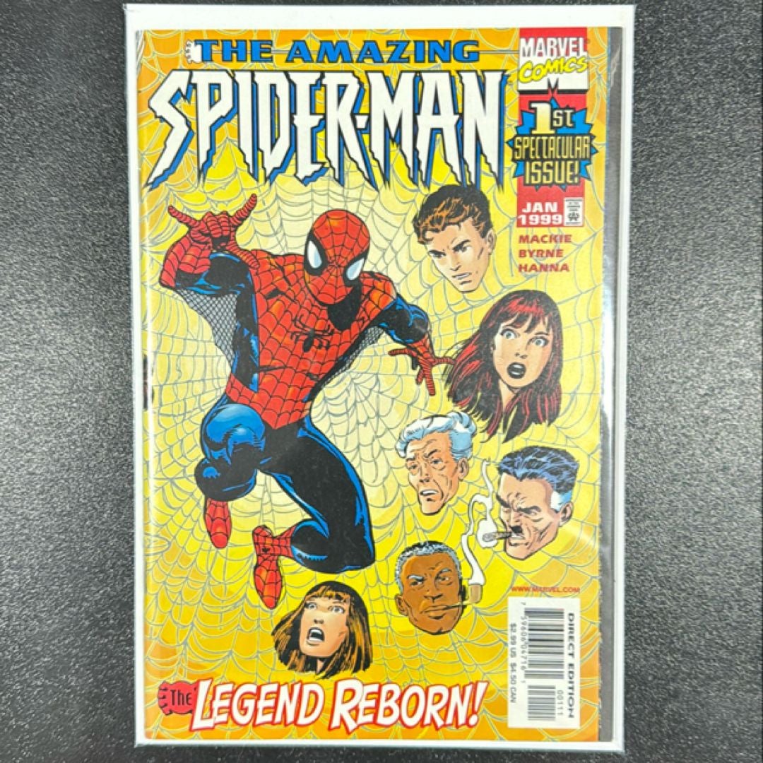 The Amazing Spider-Man # 1 Jan 1999 The legend Reborn Marvel Comics by ...