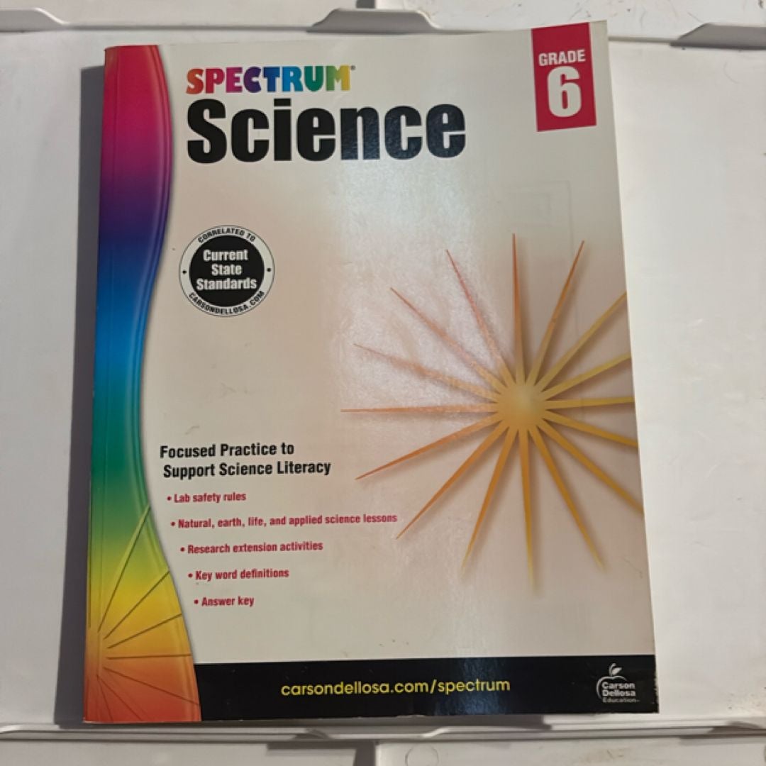 Spectrum Science, Grade 6 by Spectrum
