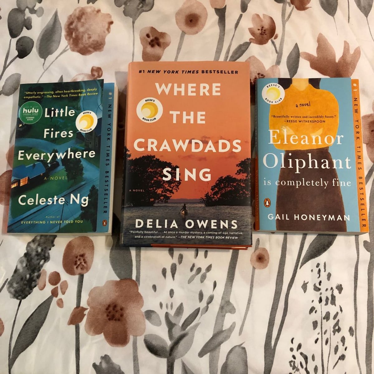Little Fireflies Everywhere, Where the Crawdads Sing, Eleanor Oliphant ...