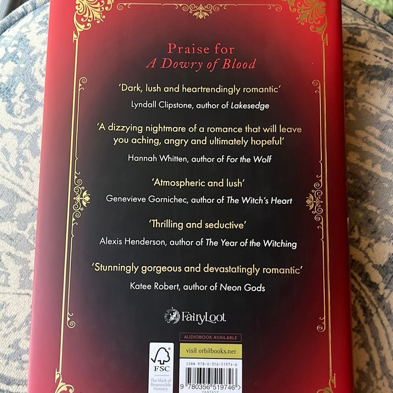 A Dowry of Blood Fairyloot Special Edition by S.T. Gibson, Hardcover ...