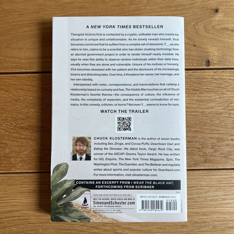 The Visible Man by Chuck Klosterman, Paperback | Pango Books