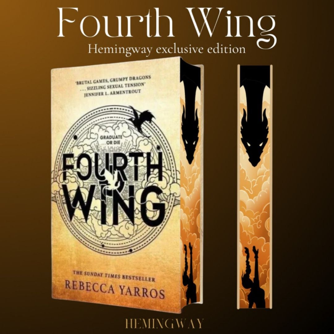 Fourth Wing Series (Hemingway Exclusive Edition) by Rebecca Yarros ...