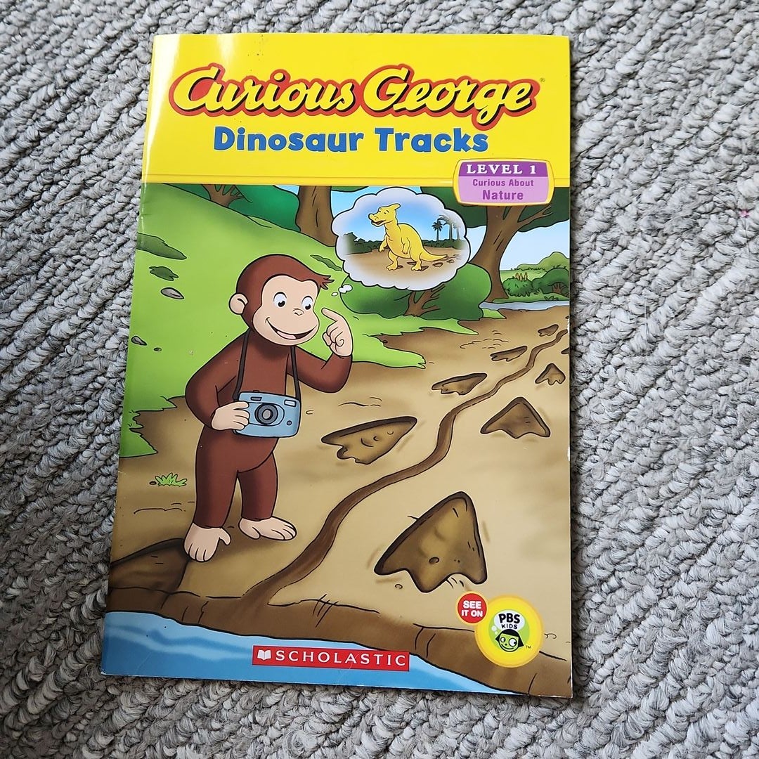 Curious george dinosaur tracks by Scholastic and p b s kids, Paperback ...