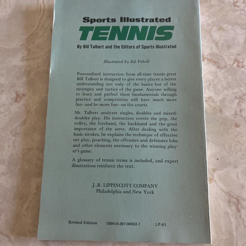 Sports Illustrated Tennis by Bill Talbert