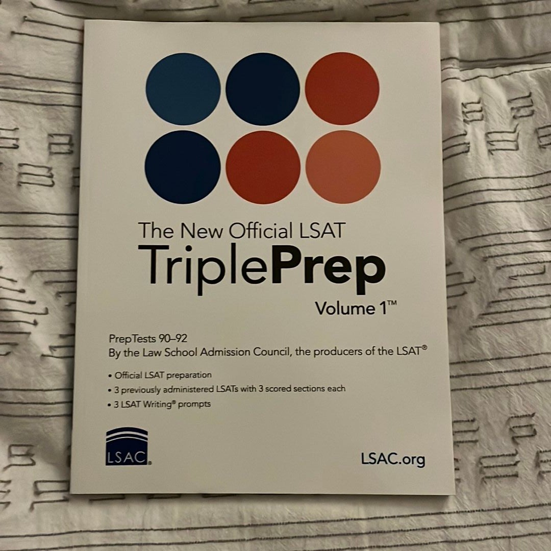 The New Official LSAT TriplePrep Volume 1 by Law School Admission Council
