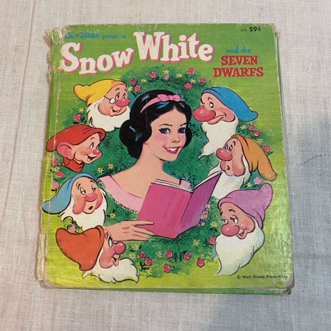 Walt Disney's Snow White Golden Tell-A-Tale Book 1957 by Walt Disney ...