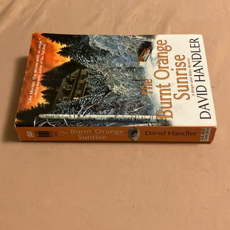The Burnt Orange Sunrise by David Handler
