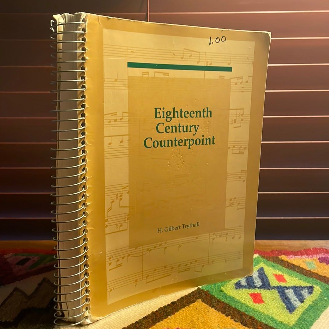 Eighteenth-Century Counterpoint by H. Gilbert Trythall, Paperback ...