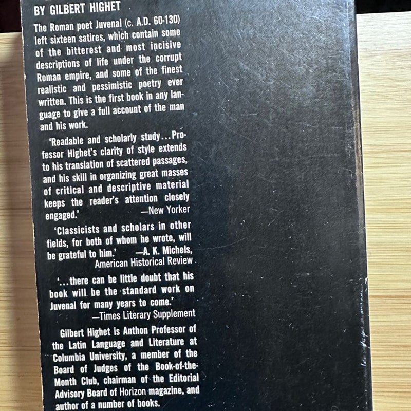 Juvenal The Satirist by Gilbert Highet, Paperback | Pangobooks