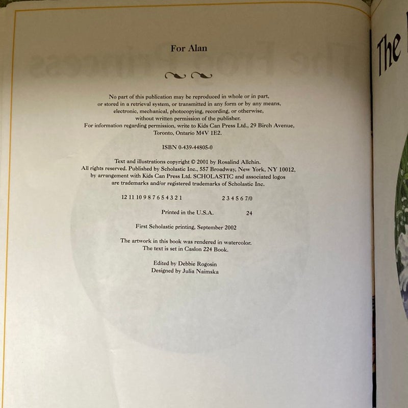 The Frog Princess by Rosalind Allchin, Paperback | Pangobooks