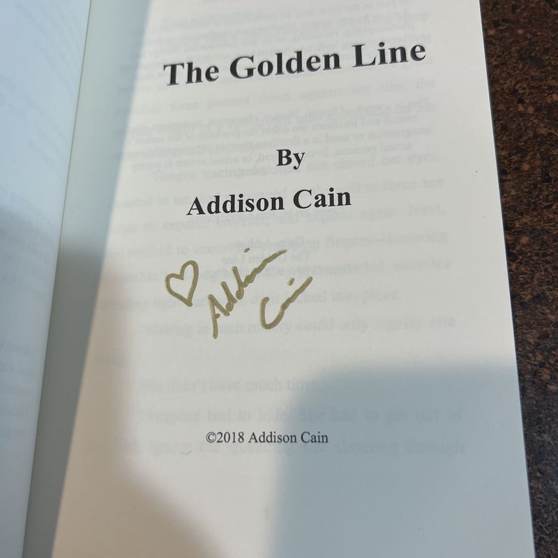 The Golden Line by Addison Cain