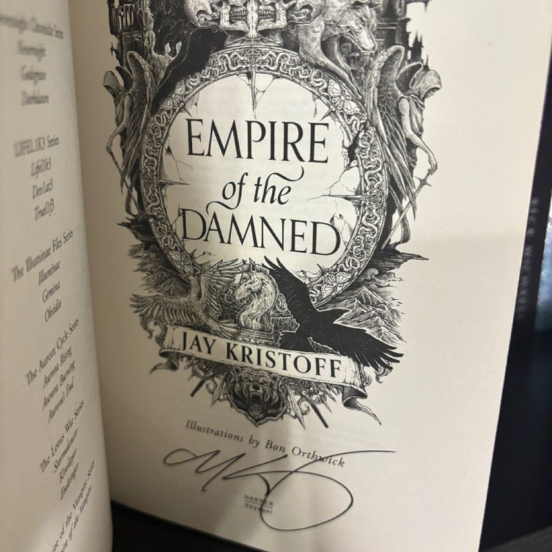 Inky Fox Empire of the Vampire and Empire of the Damned by Jay Kristoff ...