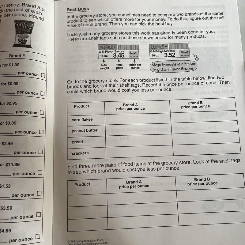 Key to Measurement, Book 4: English Units for Weight, Capacity ...