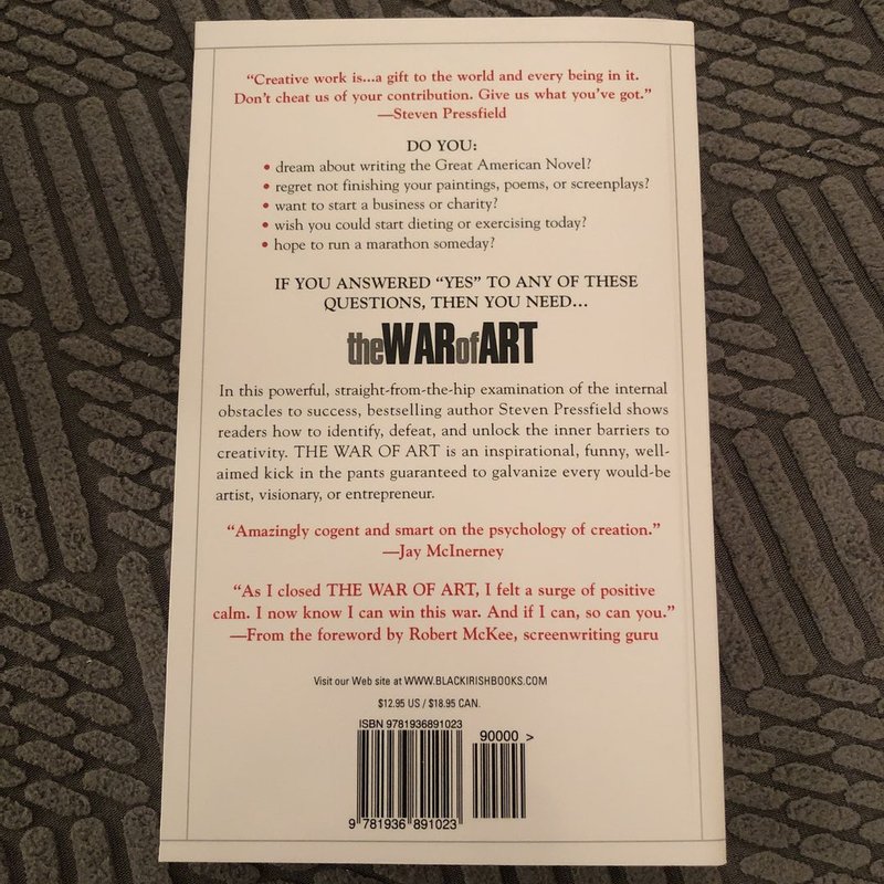 The War of Art by Steven Pressfield, Paperback | Pangobooks