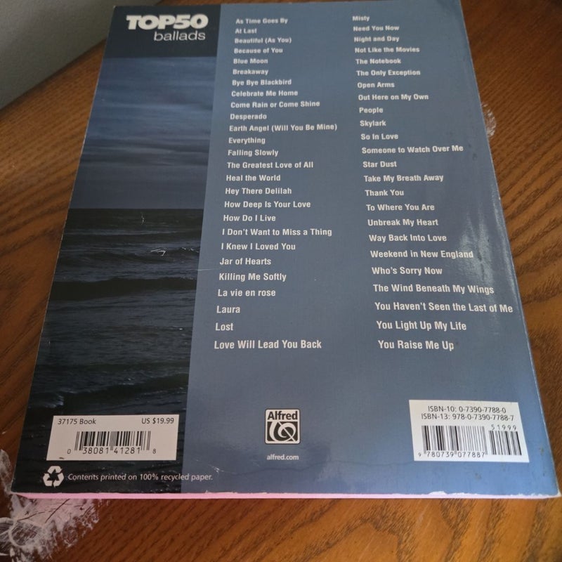 Top 50 Ballads by Dan Coates