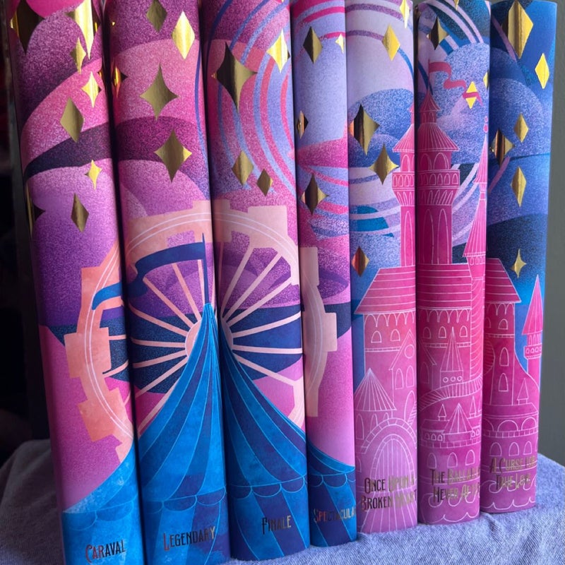 Caraval and Once Upon a Broken Heart set by Stephanie Garber, Hardcover ...