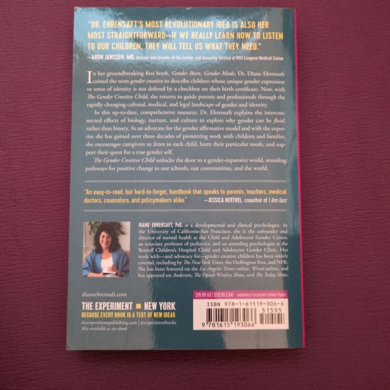 The Gender Creative Child by Diane Ehrensaft, Norman Spack