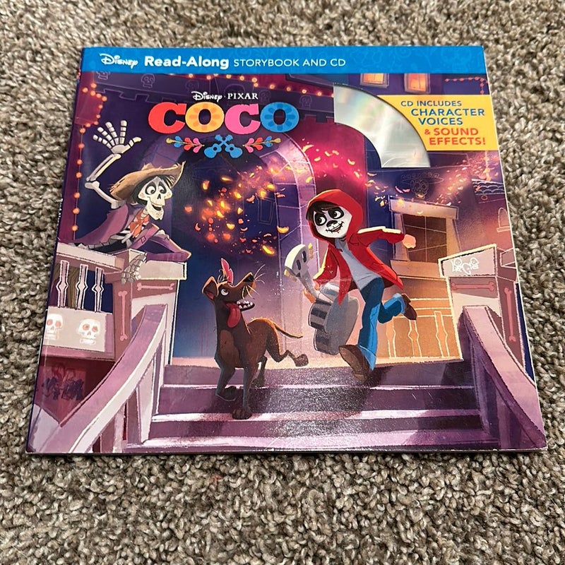 Coco Read-Along Storybook and CD by Disney Book Group