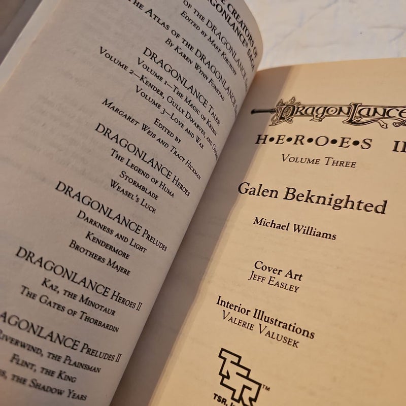 Galen Beknighted by Michael Williams