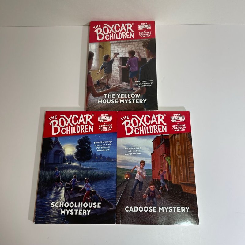 The Boxcar Children Mysteries Set Of 3 Books #’s 3,10,&11 EUC Softcover ...