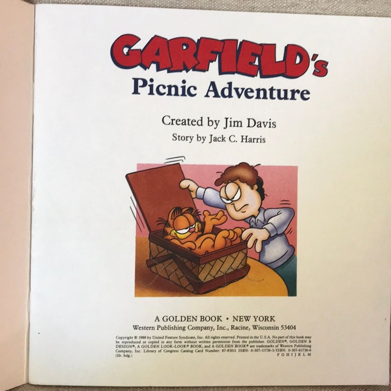 Garfield's Picnic Adventure by Jim Davis, Paperback | Pangobooks