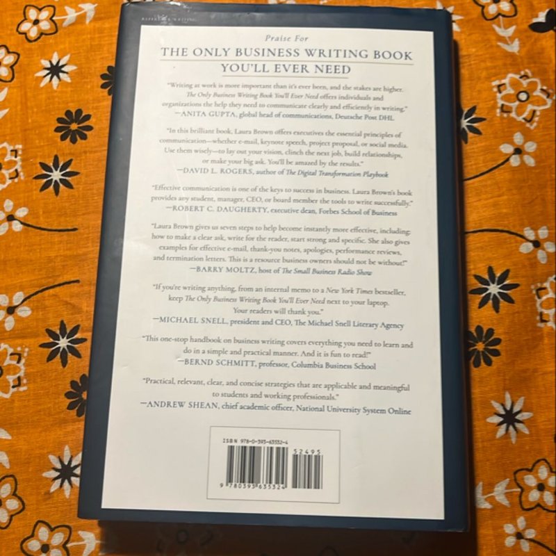 The Only Business Writing Book You'll Ever Need by Laura Brown, Rich ...