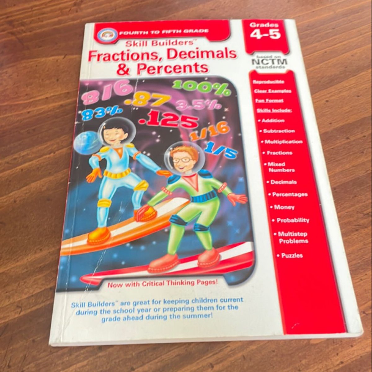 Fractions, Decimals, Percents by Rainbow Bridge Publishing Staff