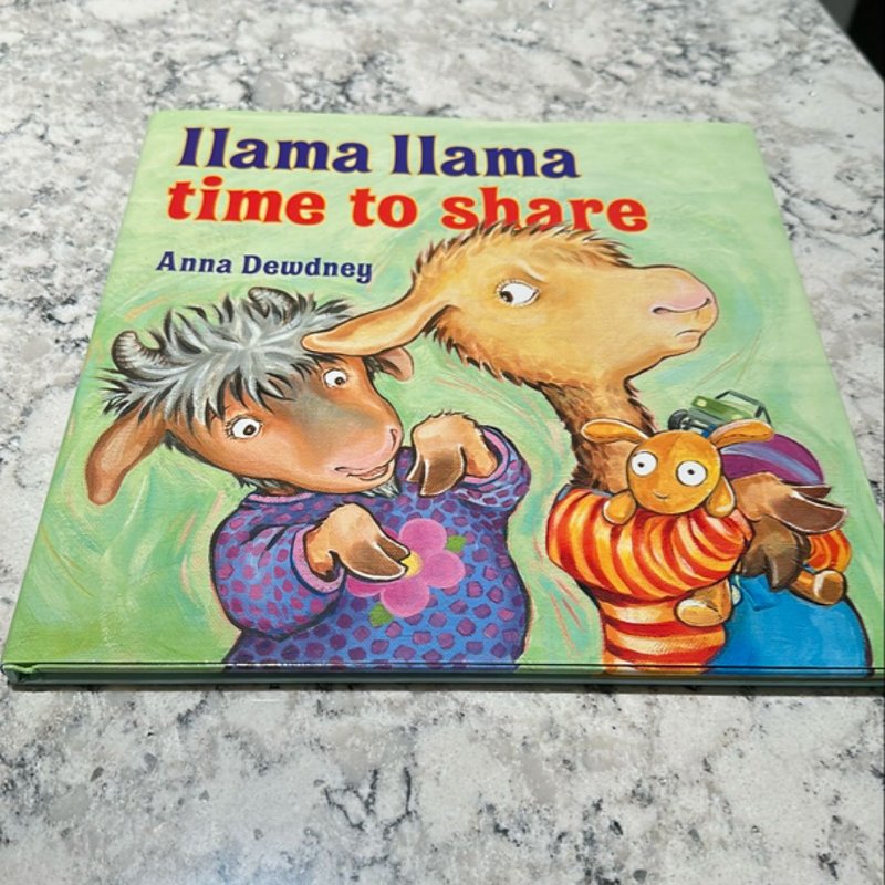 Llama Llama Time to Share by Anna Dewdney