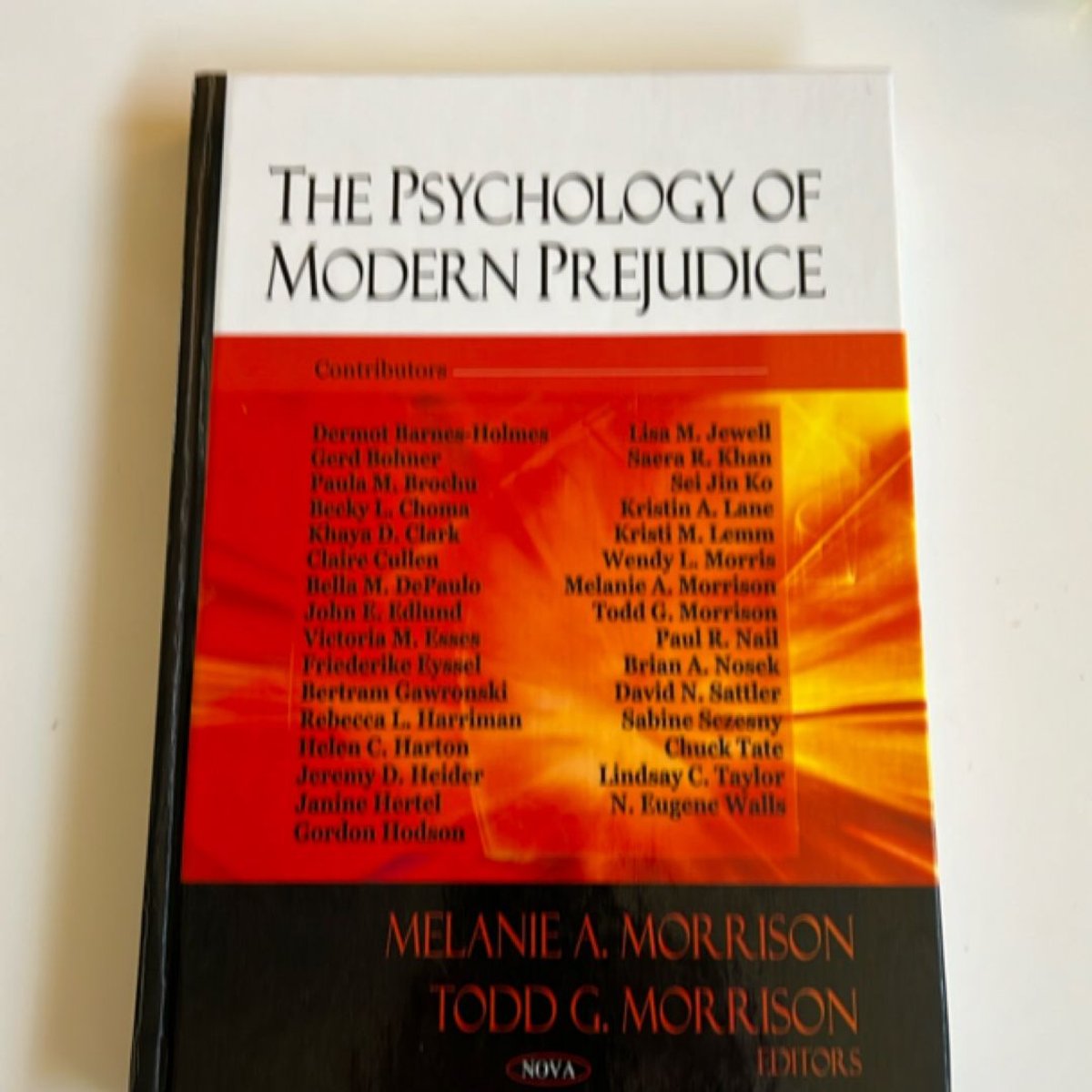 Psychology of Modern Prejudice by Melanie A. Morrison