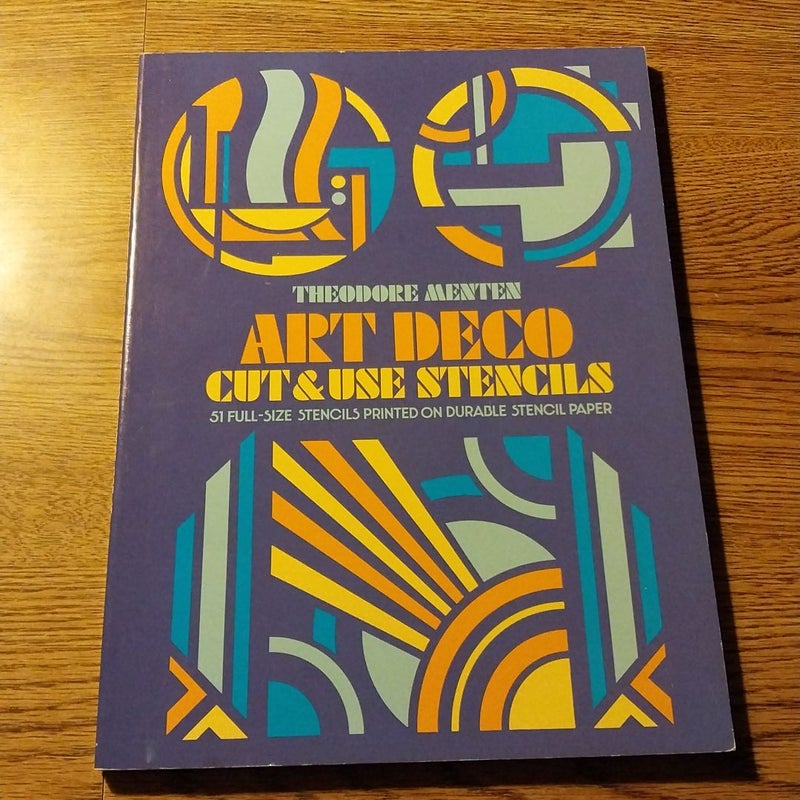 Art Deco Cut and Use Stencils by Theodore Menten