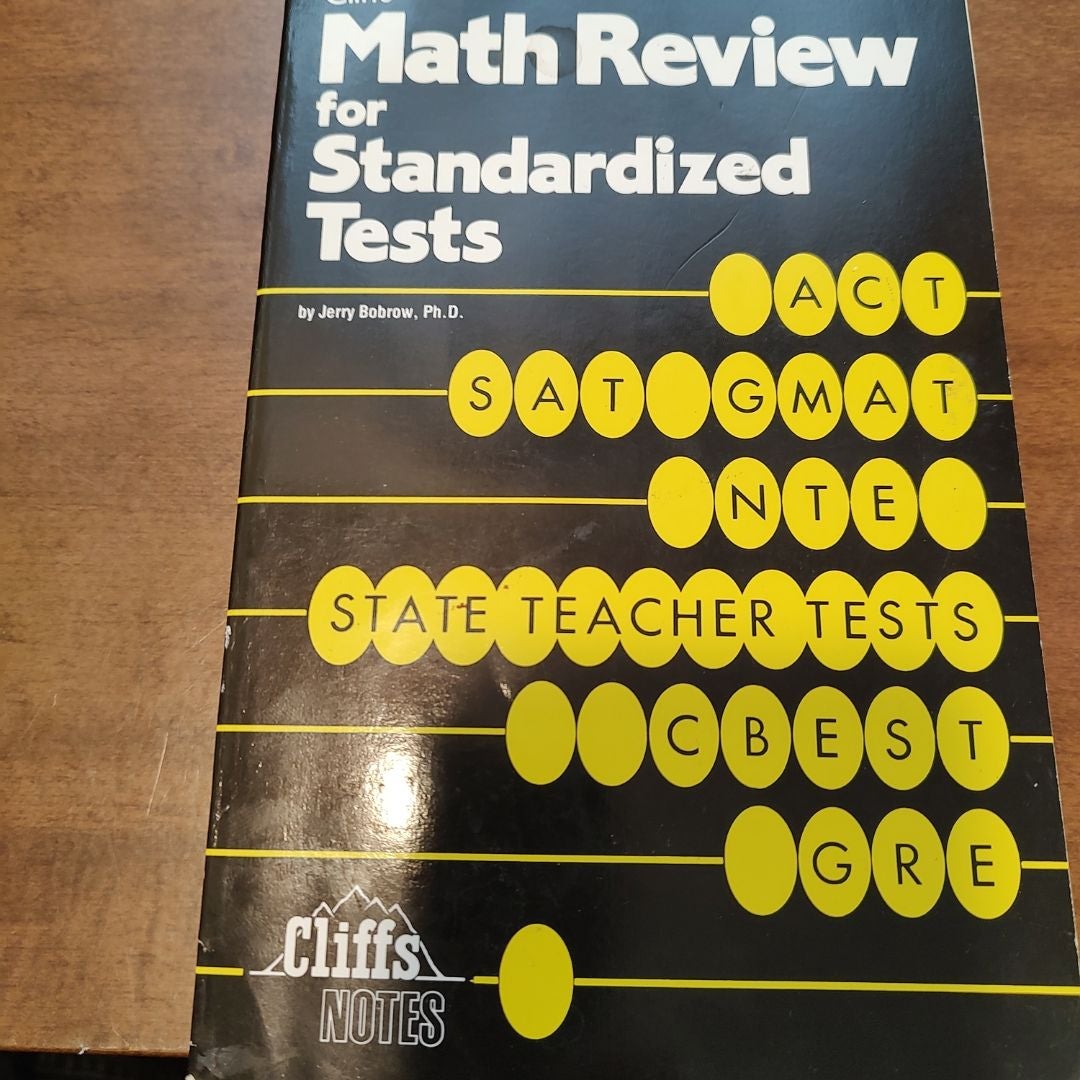 Math Review for Standardized Tests by Jerry Bobrow, Peter Z. Orton, Ray ...
