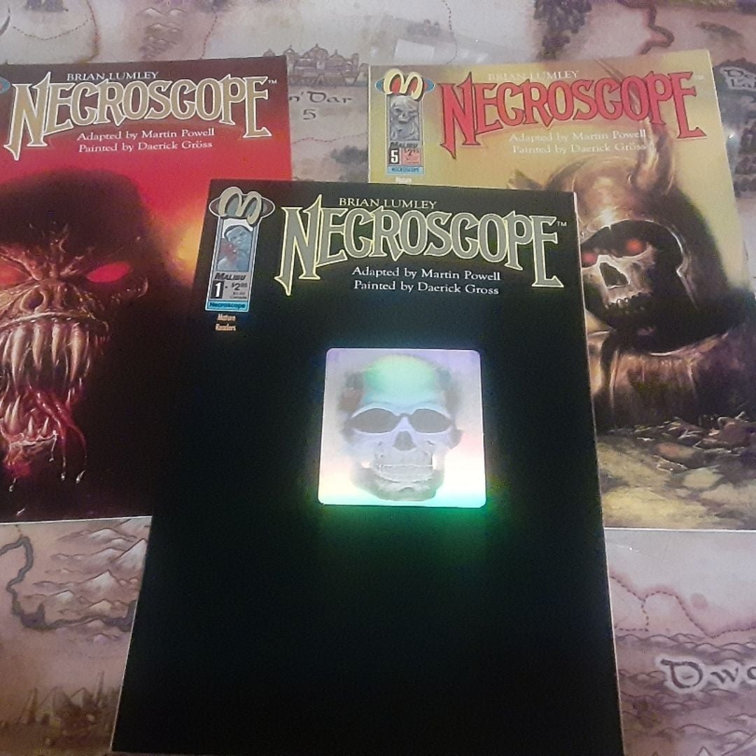 Necroscope 1,4,5 Malibu comic book lot by Brian Lumley , Paperback ...