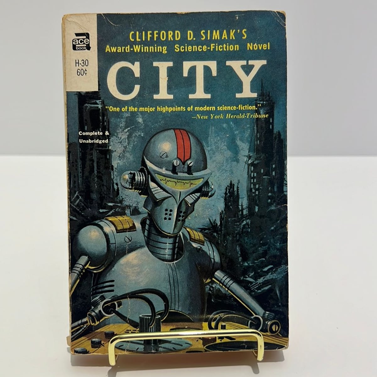 City (1952 Vintage Ace Books H-30) by Clifford D. Simak, Paperback ...