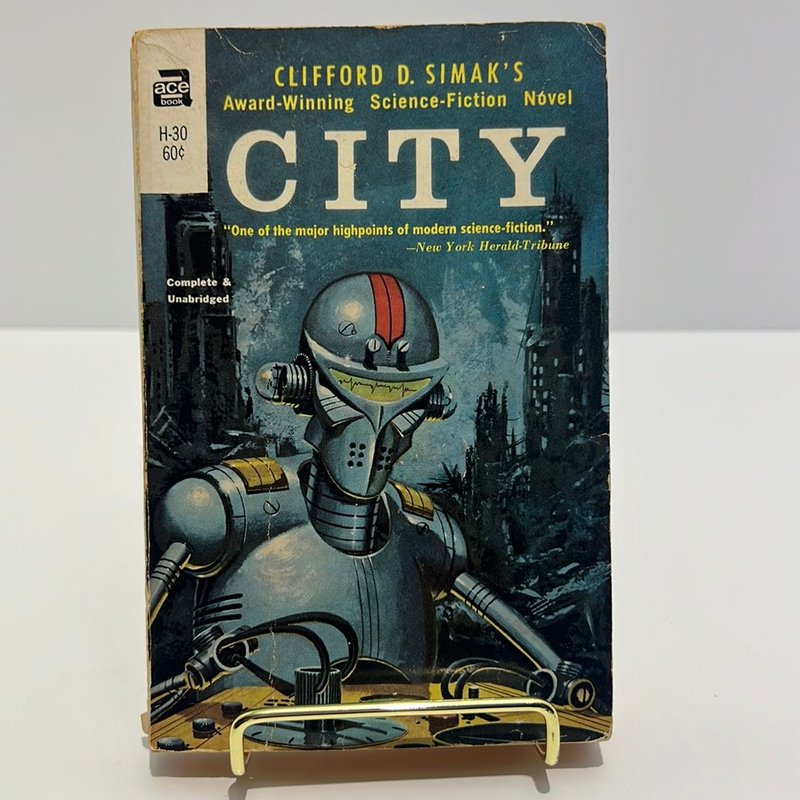 City (1952 Vintage Ace Books H-30) by Clifford D. Simak, Paperback ...