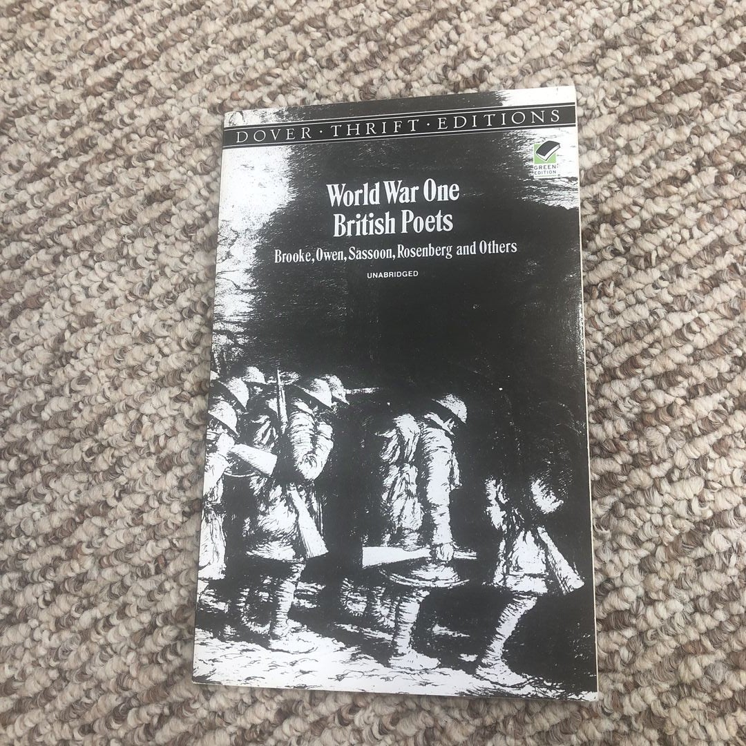 World War One British Poets by Candace Ward