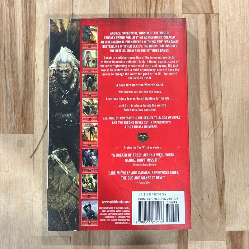 The Witcher Boxed Set: Blood of Elves, the Time of Contempt, Baptism of ...