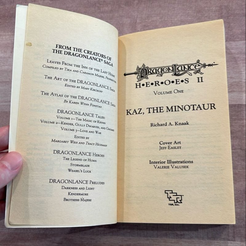 Kaz the Minotaur by Richard A. Knaak