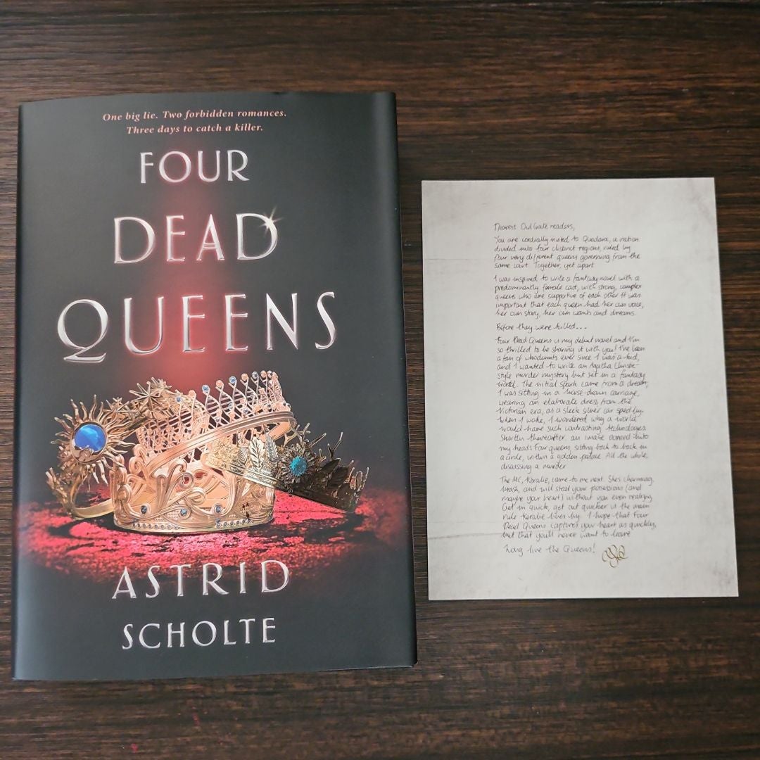 Owlcrate Four Dead Queens by Astrid Scholte, Hardcover | Pangobooks