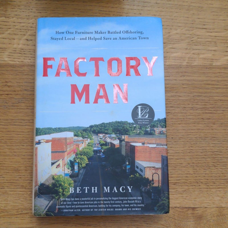 Factory Man by Beth Macy, Hardcover | Pangobooks