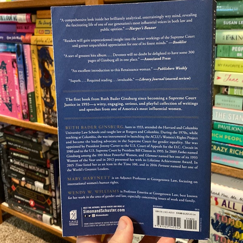 My Own Words by Ruth Bader Ginsburg, Paperback | Pangobooks