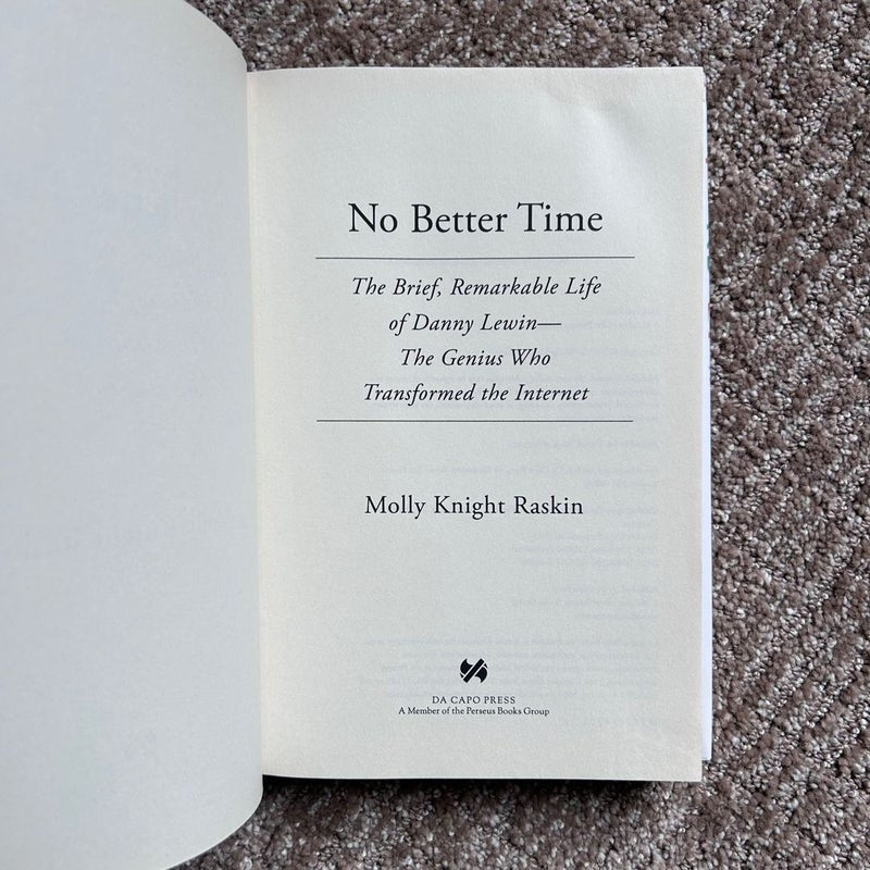 No Better Time by MOLLY KNIGHT RASKIN, Hardcover | Pangobooks