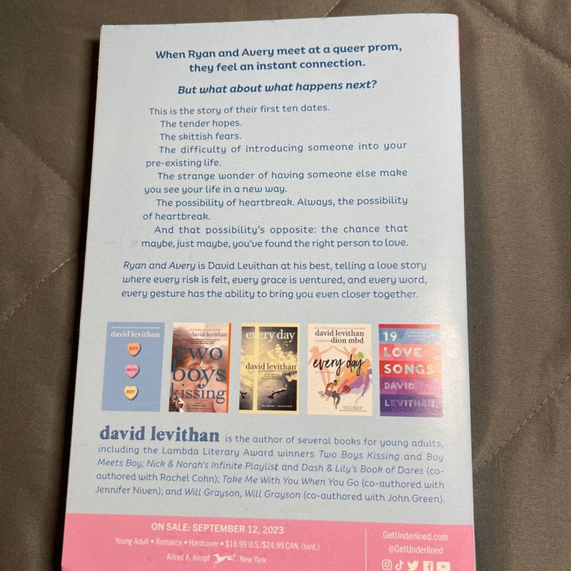 Ryan and Avery ARC by David Levithan, Paperback | Pangobooks