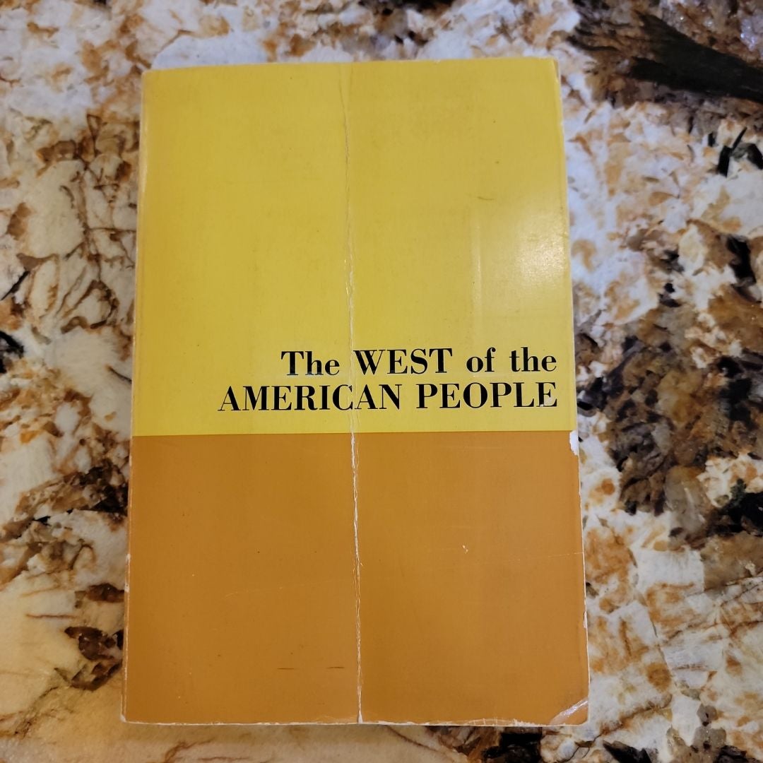 The West of the American People by Allan G. Bogue , Paperback | Pangobooks