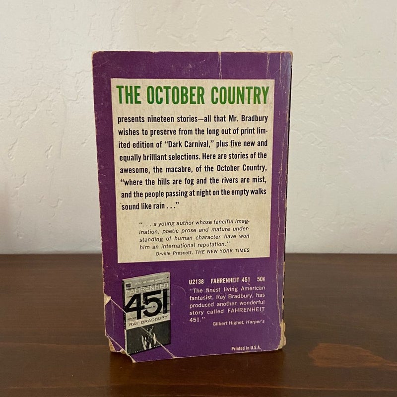 The October Country by Ray Bradbury , Paperback | Pangobooks