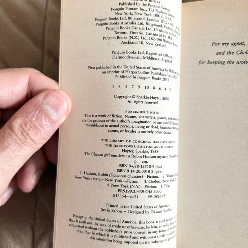 The Chelsea Girl Murders by Sparkle Hayter