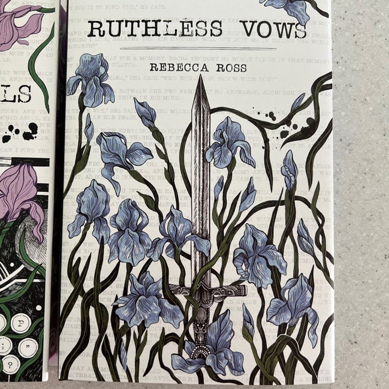 Divine Rivals and Ruthless Vows Owlcrate by Rebecca Ross, Hardcover ...