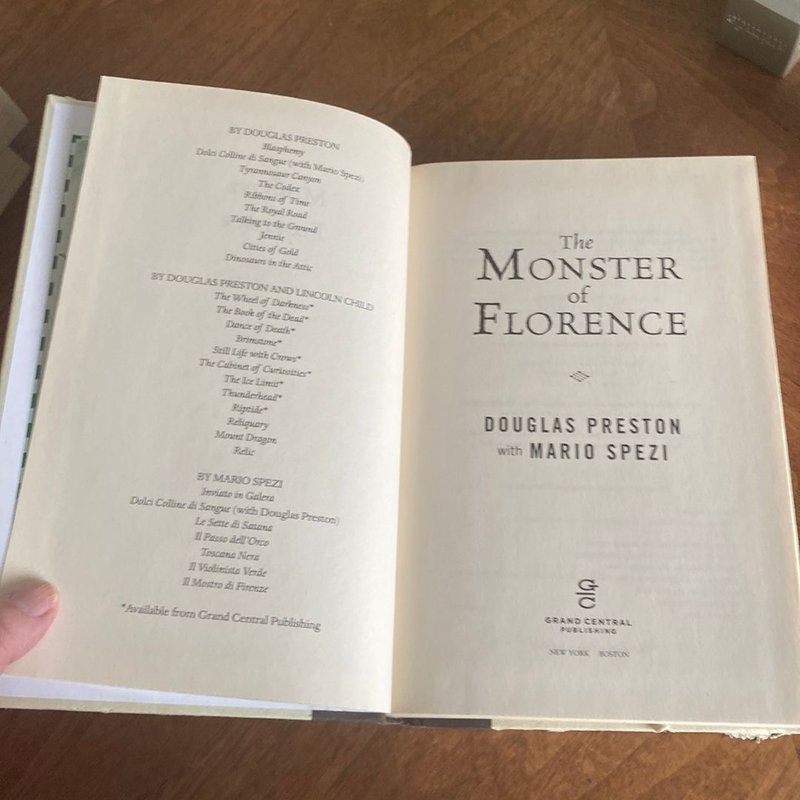 The Monster of Florence by Douglas Preston, Mario Spezi