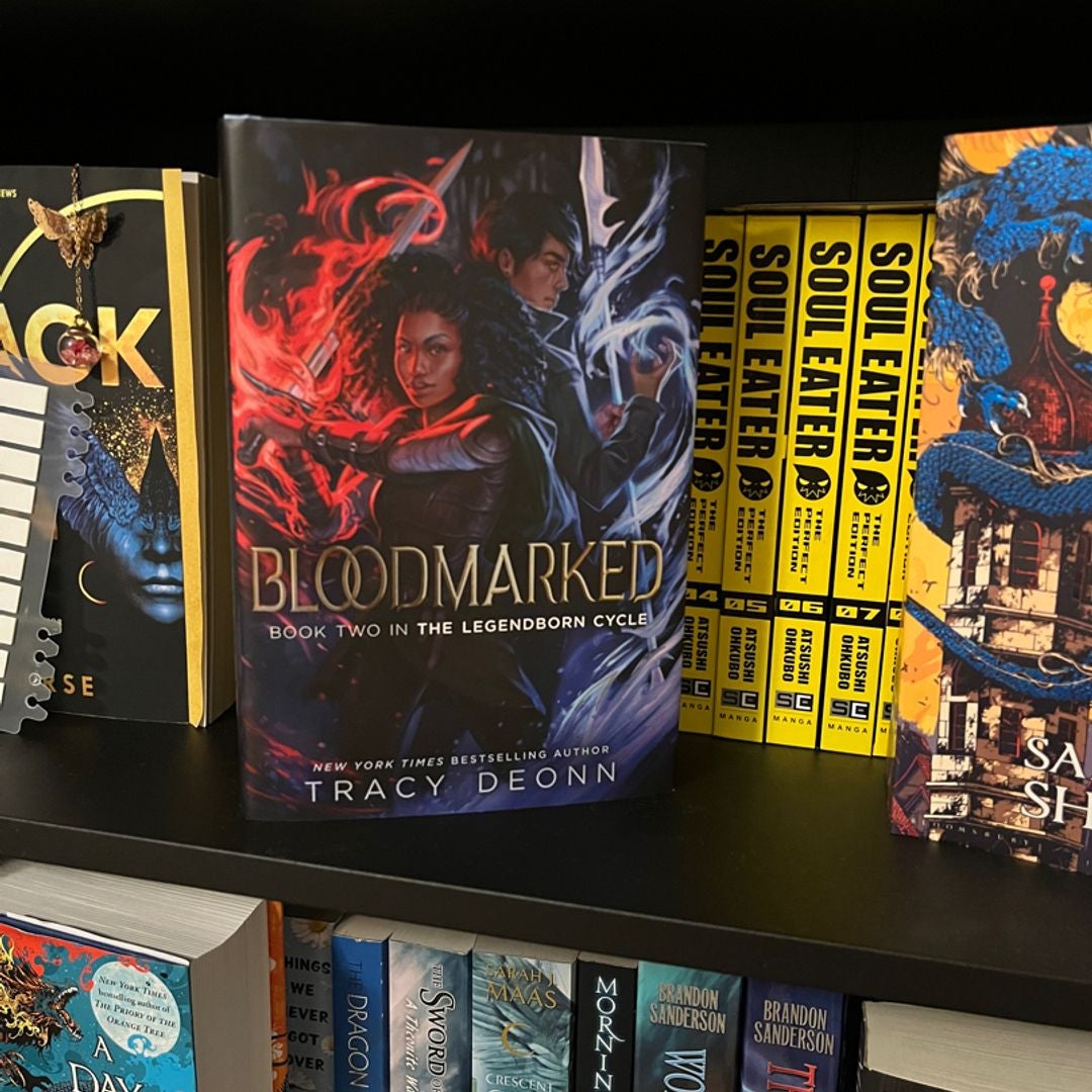 Owlcrate signed special edition Bloodmarked by Tracy Deonn, Hardcover ...